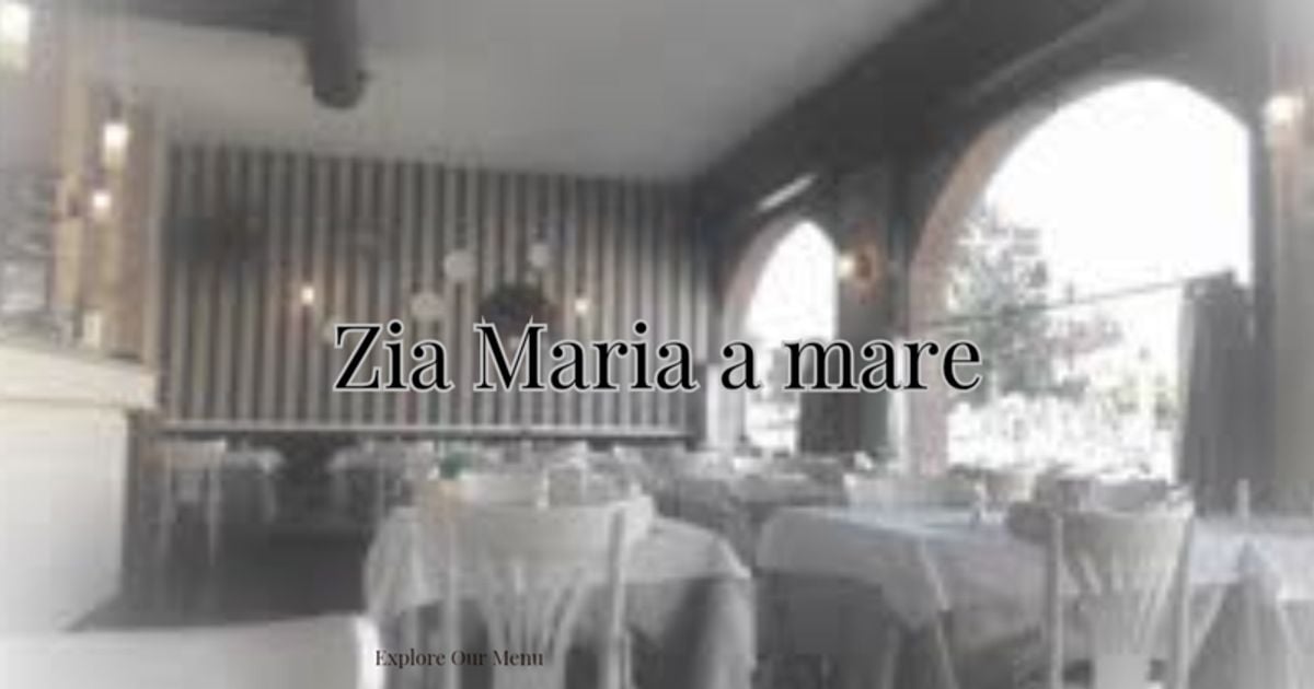 Zia Maria a mare ristorante specialità pesce siciliano